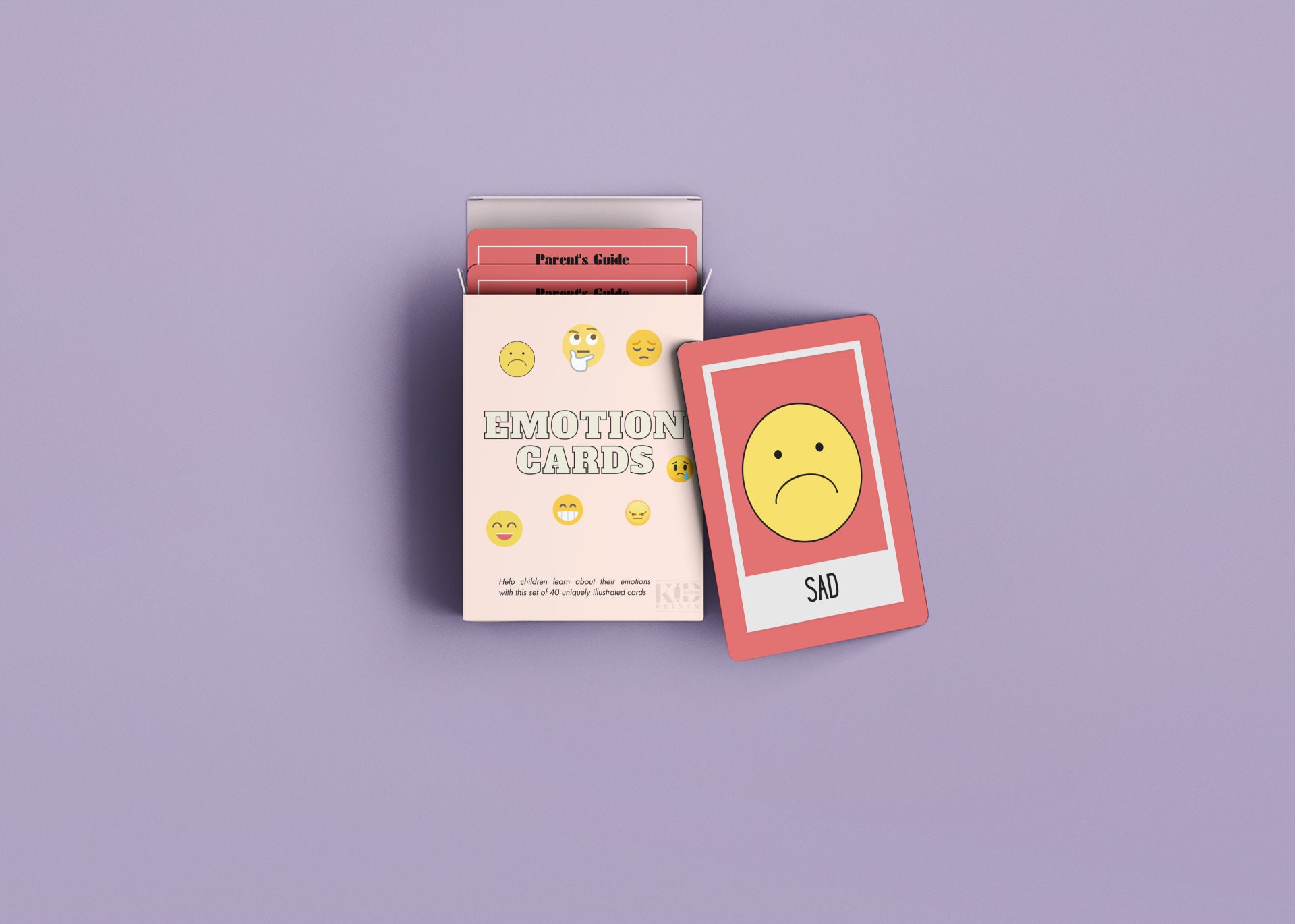 Emotion Flash Cards Feelings Card Flash Cards for Kids Toddler - Etsy