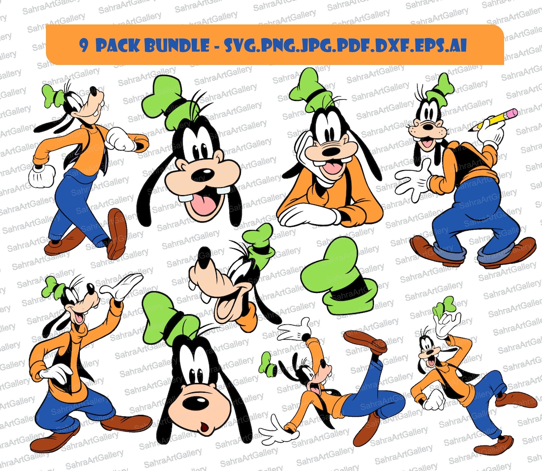 Goofy Pictures Goofy SVG High Quality Layered Files Svg - Etsy UK