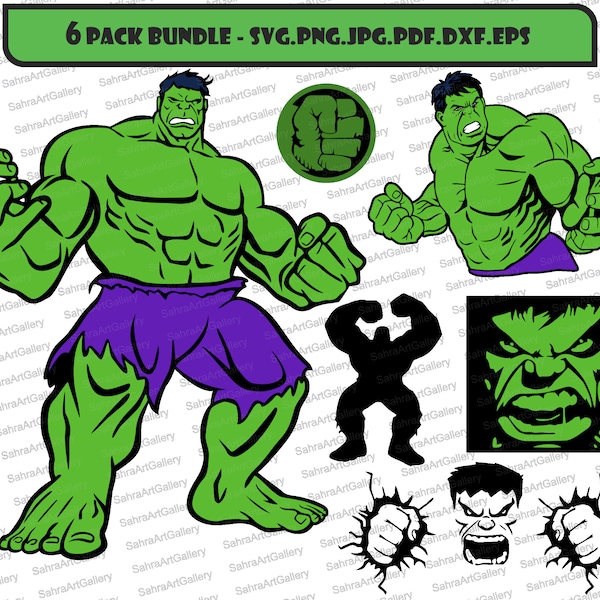 Hulk Svg - Etsy