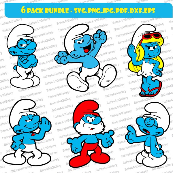 Smurf - Etsy