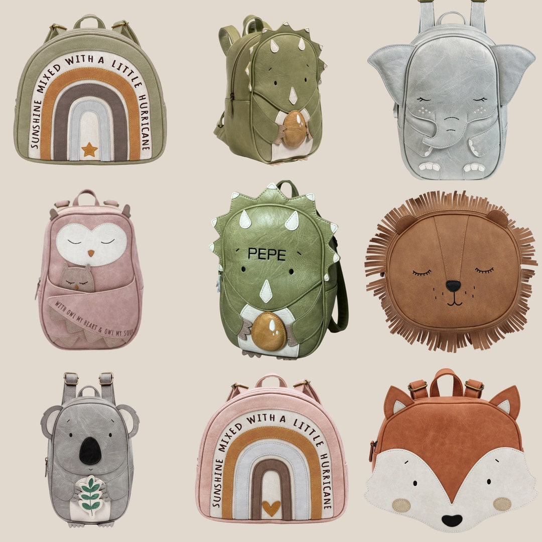 Personalisierter Kinderrucksack Little Who BESTICKT viele Motive ...