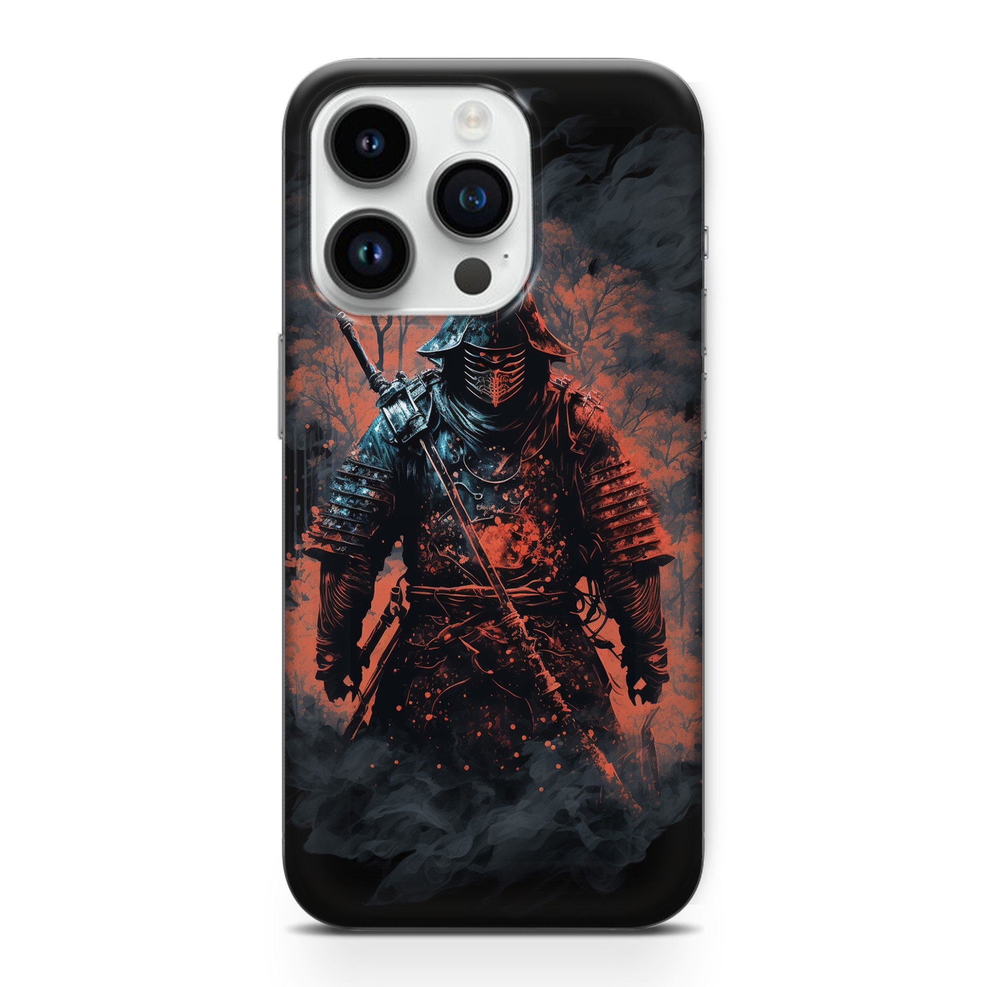Samurai Case, Knight Sword Gaming Art Japanese Cover iPhone 15 14 Pro ...