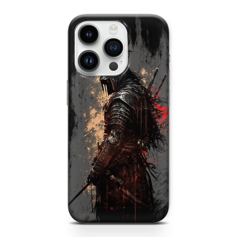 Samurai Case, Knight Sword Gaming Art Japanese Cover iPhone 15 14 Pro ...