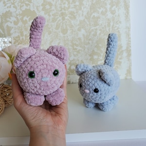 No Sew Easy Amigurumi Crochet Toy Cat Digital PDF PATTERN Good for ...