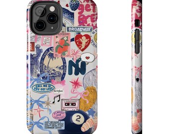 Coconut Girl Collage Aesthetic Phone Case, Ocean Beach Inspired, Summer Beachy Surfer Girl Case ...