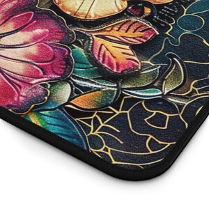 Gothic Lace Desk Mat, Christmas Gift Idea, Gamer Desk Mat, Mouse Desk ...