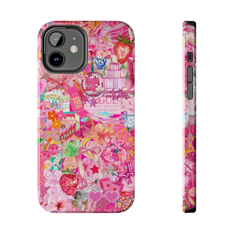 Pink iPhone Case - Etsy
