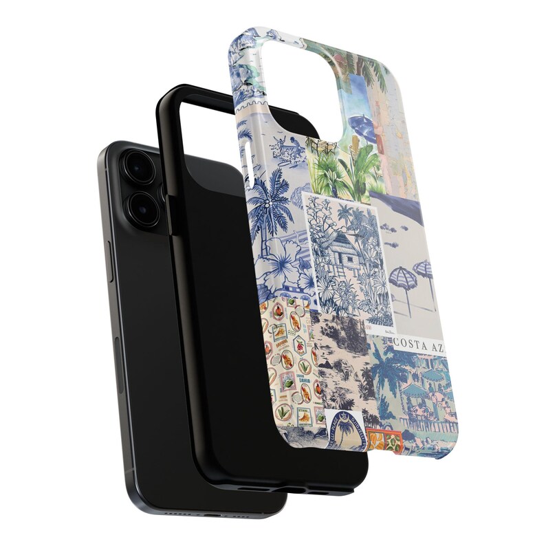 Coastal Italy Vacation Collage Phone Case,coquette Italian iPhone 15 14 ...