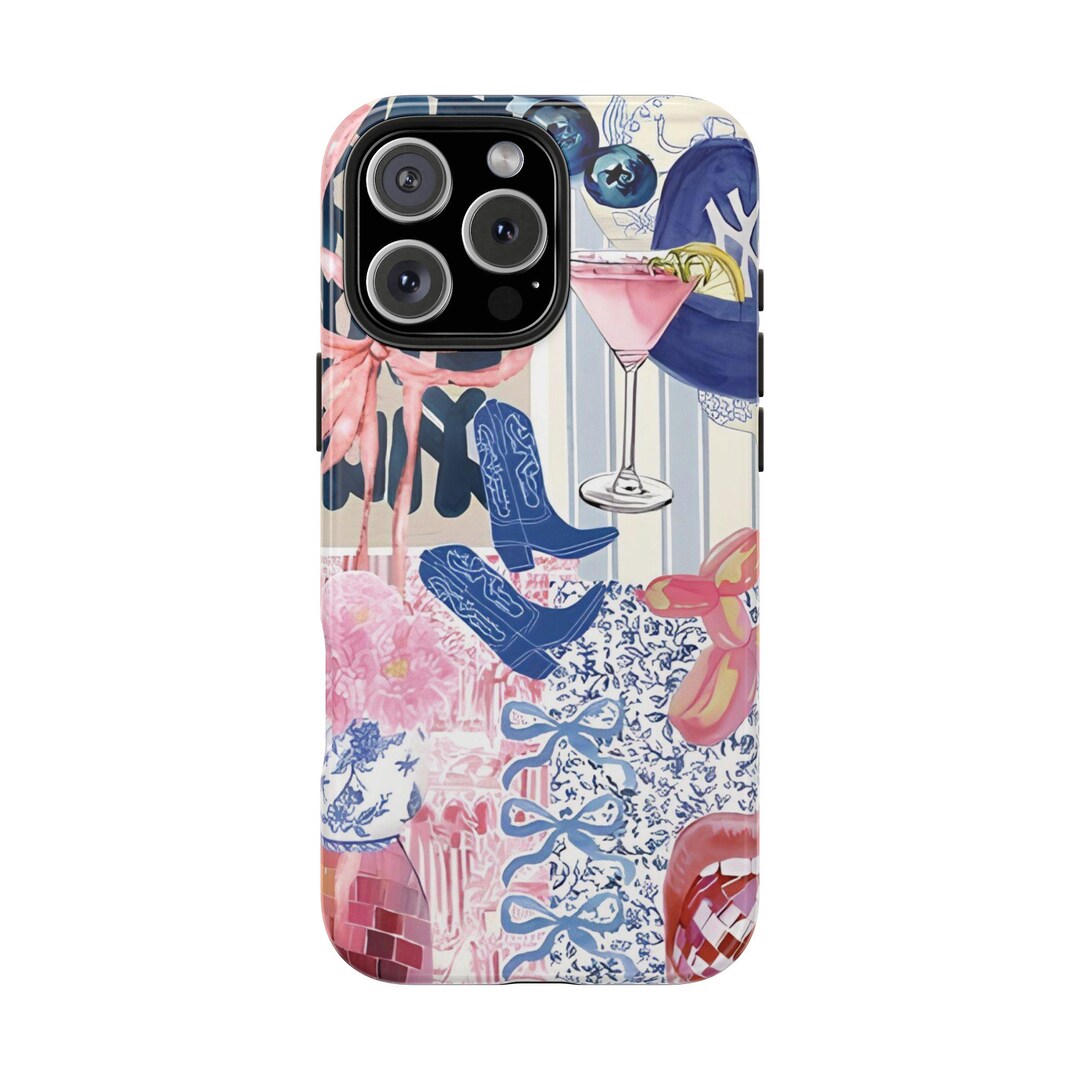 Coquette Collage iPhone 16 Case, Cowgirl iPhone 15 14 13 12 11 Pro Plus ...