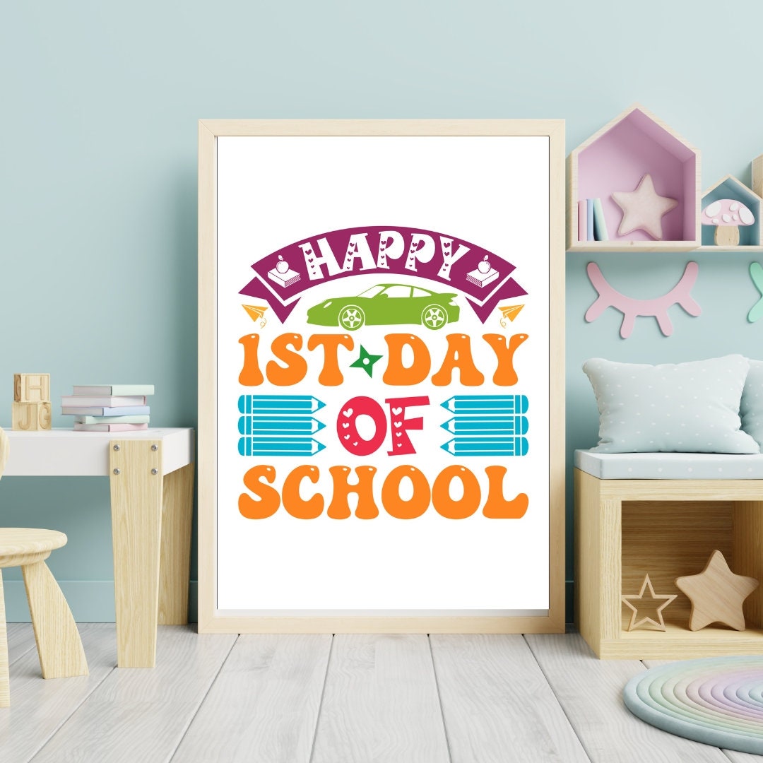 Educational Poster Back to School Sing First Day School Printables ...