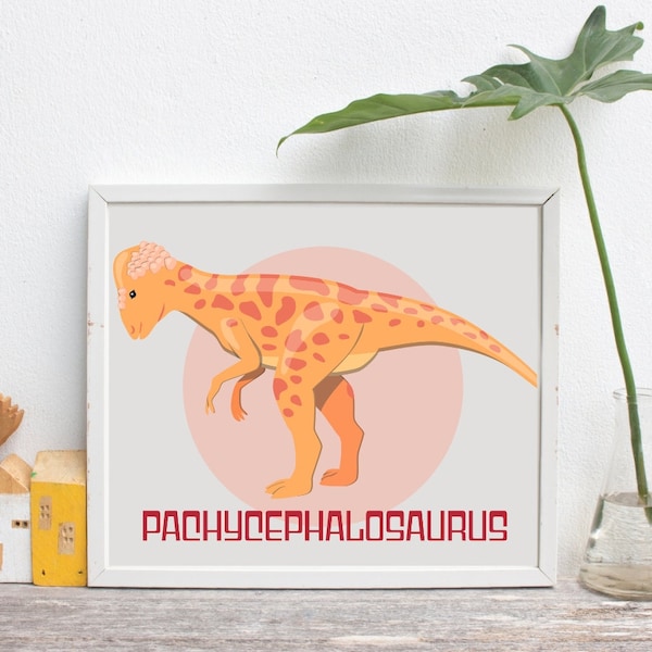 Printable Pachycephalosaurus - Etsy