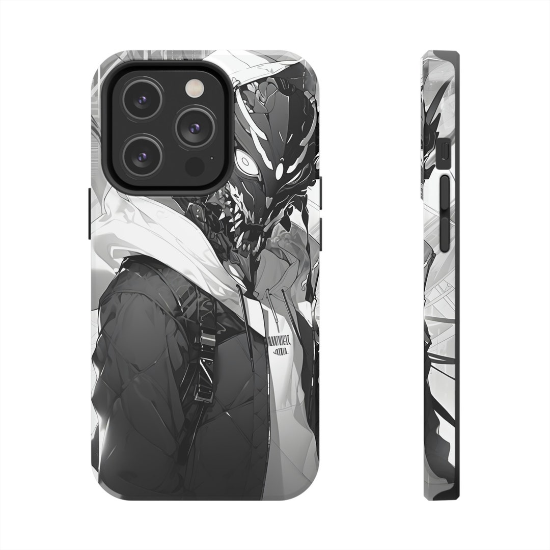 Cyberpunk Oni Mask Phone Case | Anime-inspired Design | Tough Phone ...