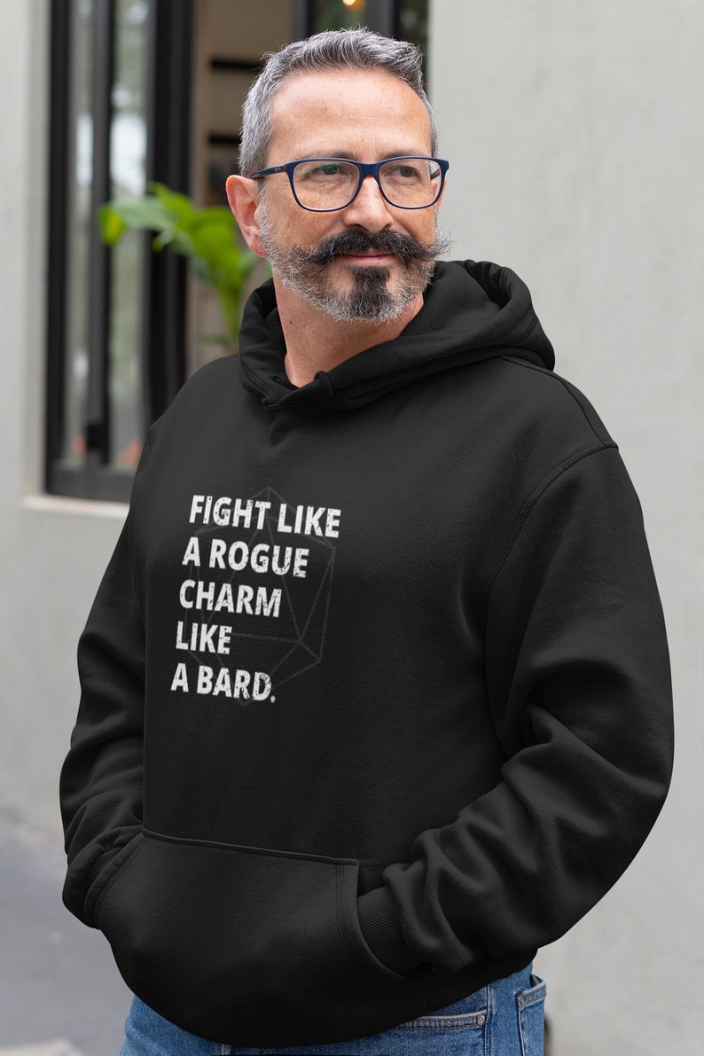 DND Rogue Hoodie | Roguish Charm: DND Hooded Sweatshirt | Fight Like a ...