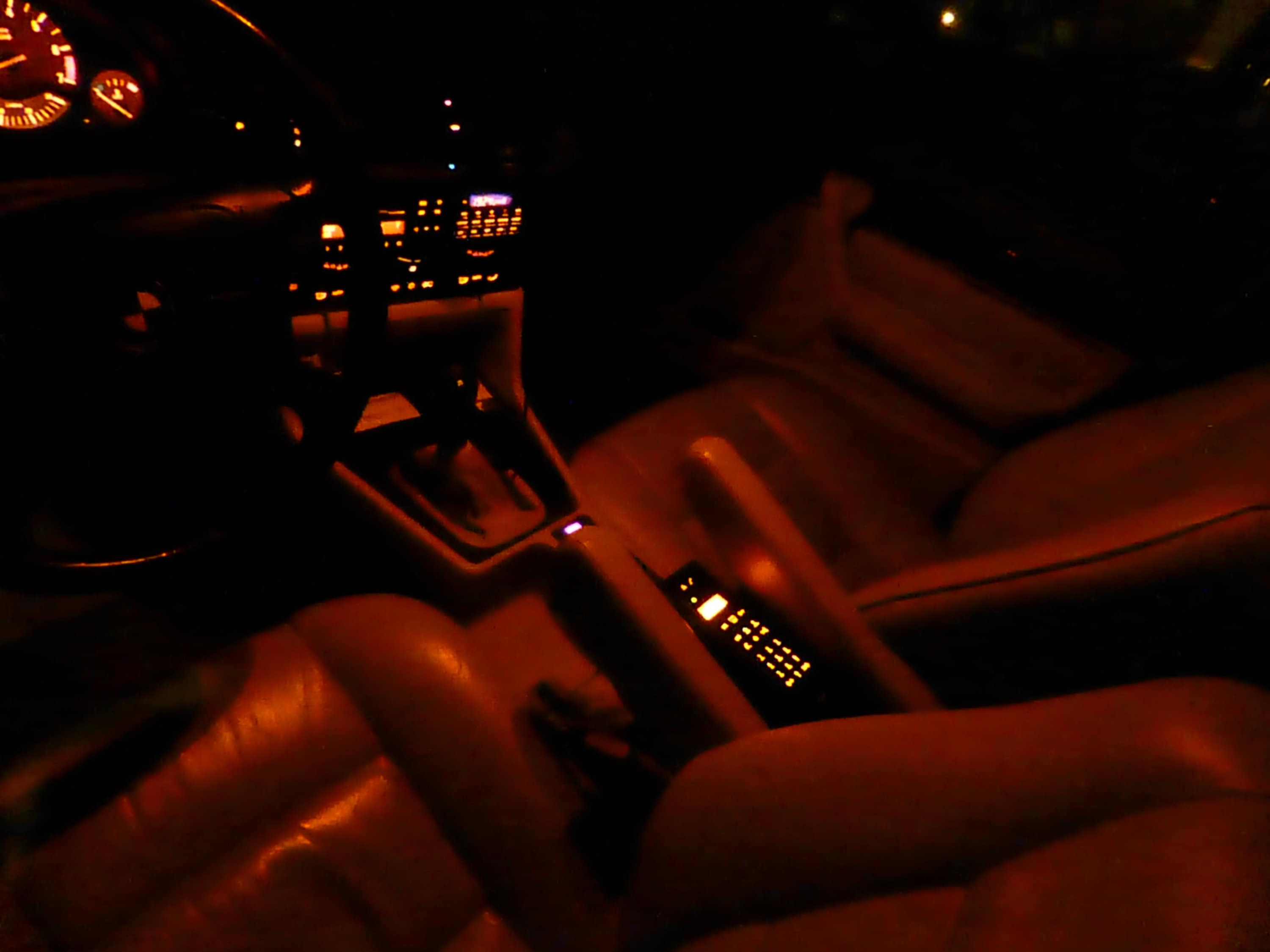 BMW E34 E32 Ambient Lighting With 2 Leds With Optional Dimmer Orange ...