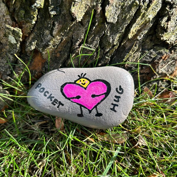 Pocket Hug Rock - Etsy
