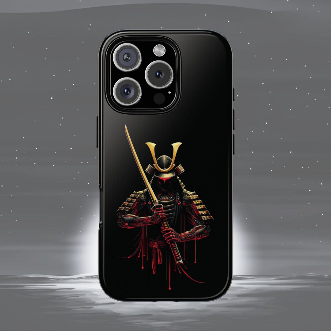 Samurai Armor Phone Case - Tough Cases for Gamers, Unique Gift for Men ...