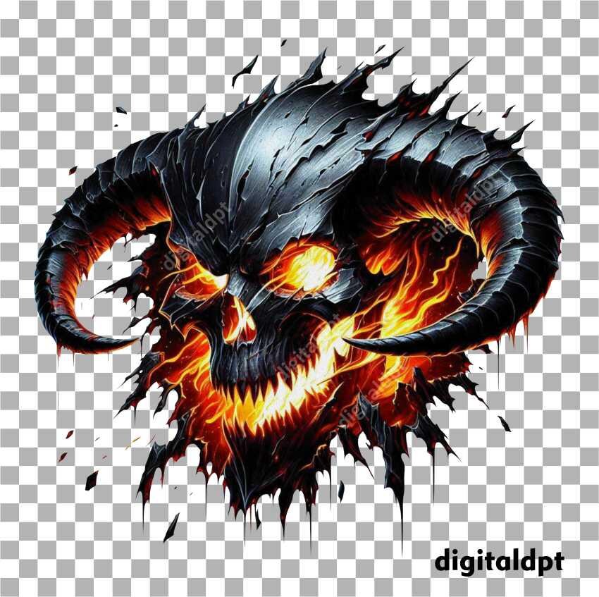 Balrog PNG Clipart , Dark Fantasy Monster Design for Printing - Etsy