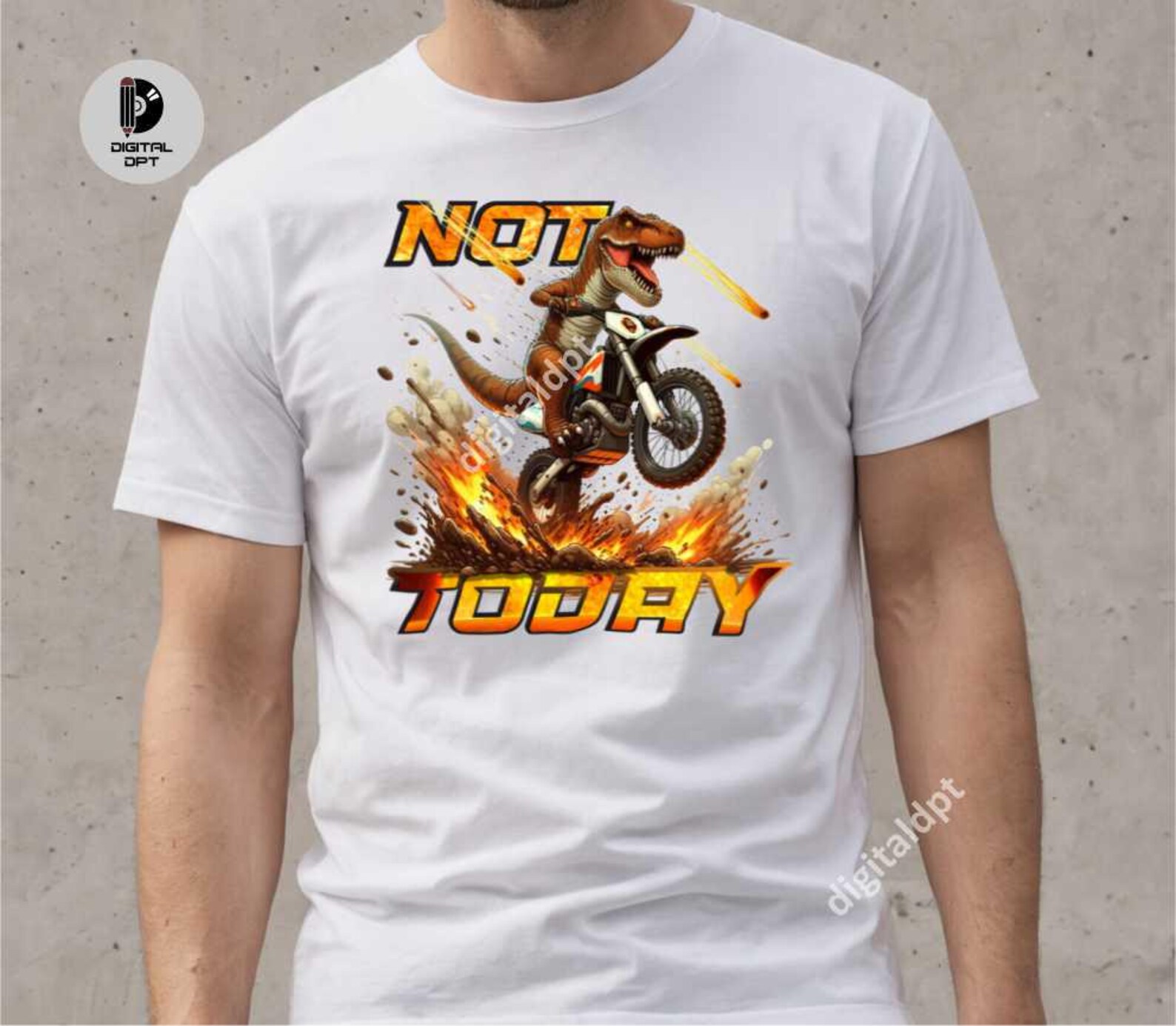 Motivational T-rex Clipart, Cool Dinosaur Design,dino Clipart Png ...