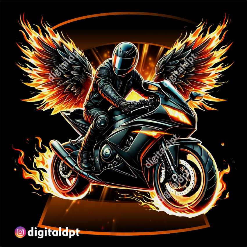 Custom Motorcycle Street Bike Design, for T-shirts, Jacket, Sticker ...