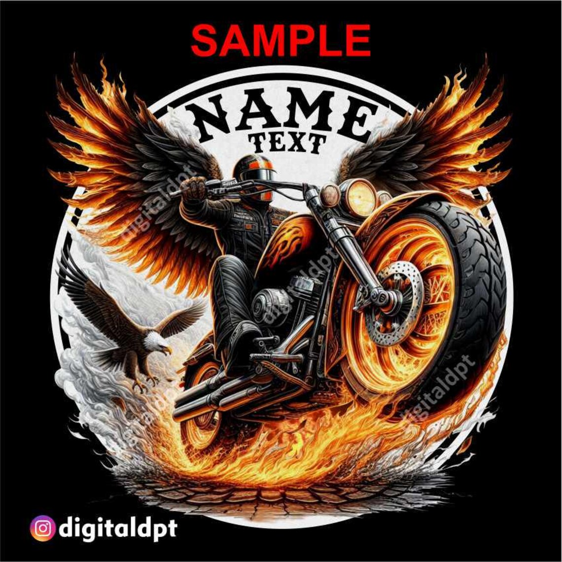 Custom Motorcycle Design, PNG Transparent Files, Instant Download, PNG ...