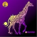 Giraffe Silhouette Clipart: Zoo Animal SVG Template (instant Download) - Etsy