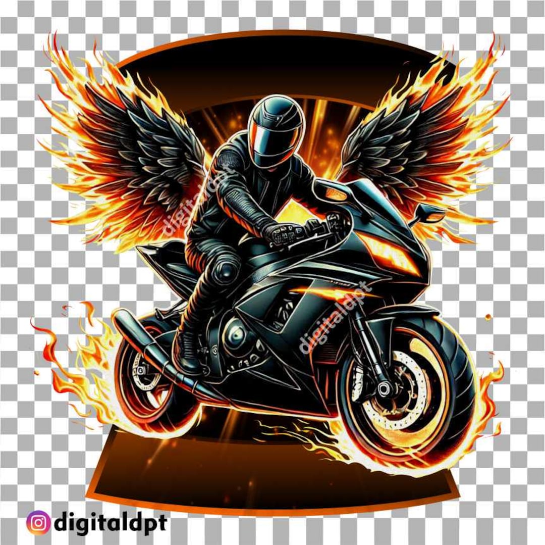 Custom Motorcycle Street Bike Design, for T-shirts, Jacket, Sticker ...