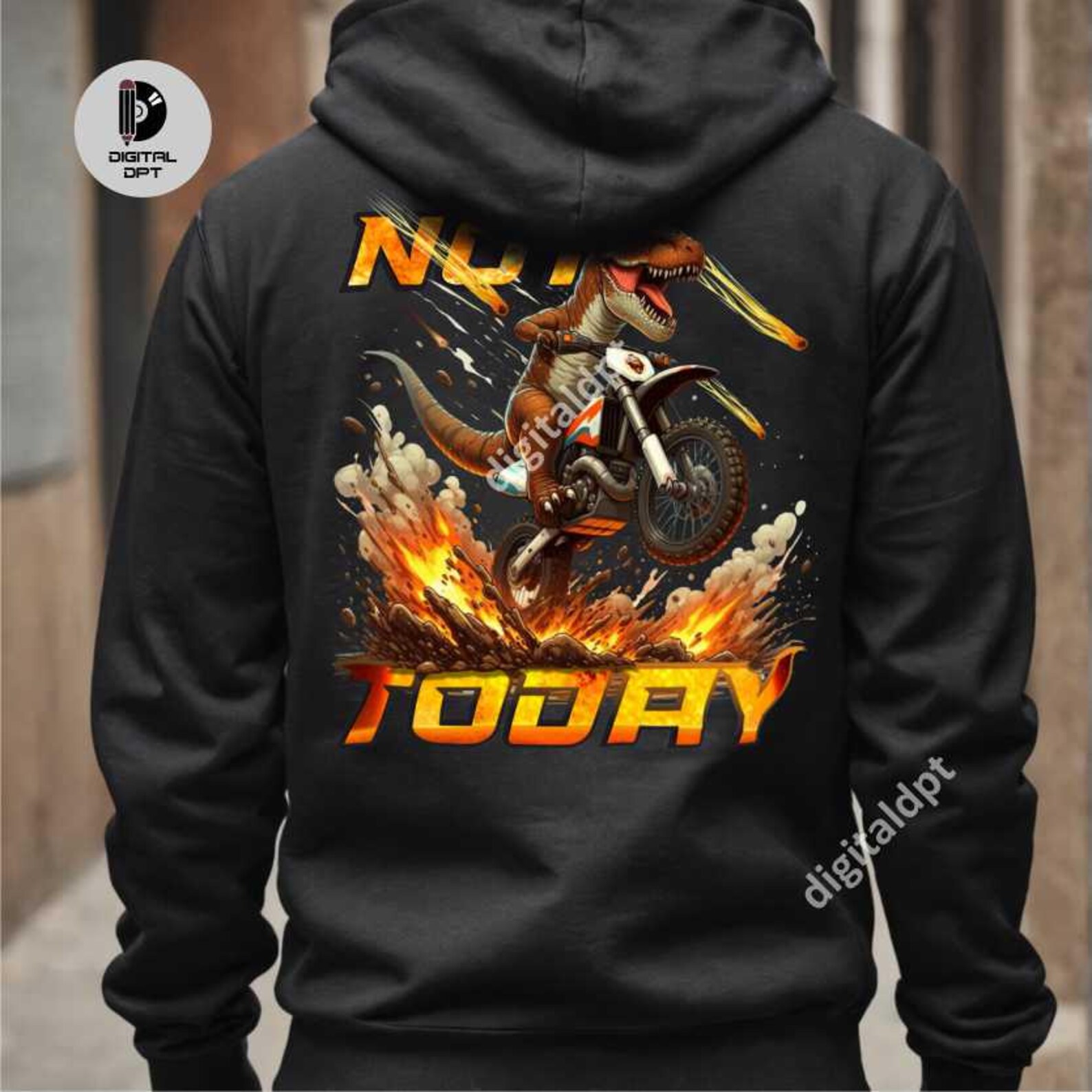 Motivational T-rex Clipart, Cool Dinosaur Design,dino Clipart Png ...