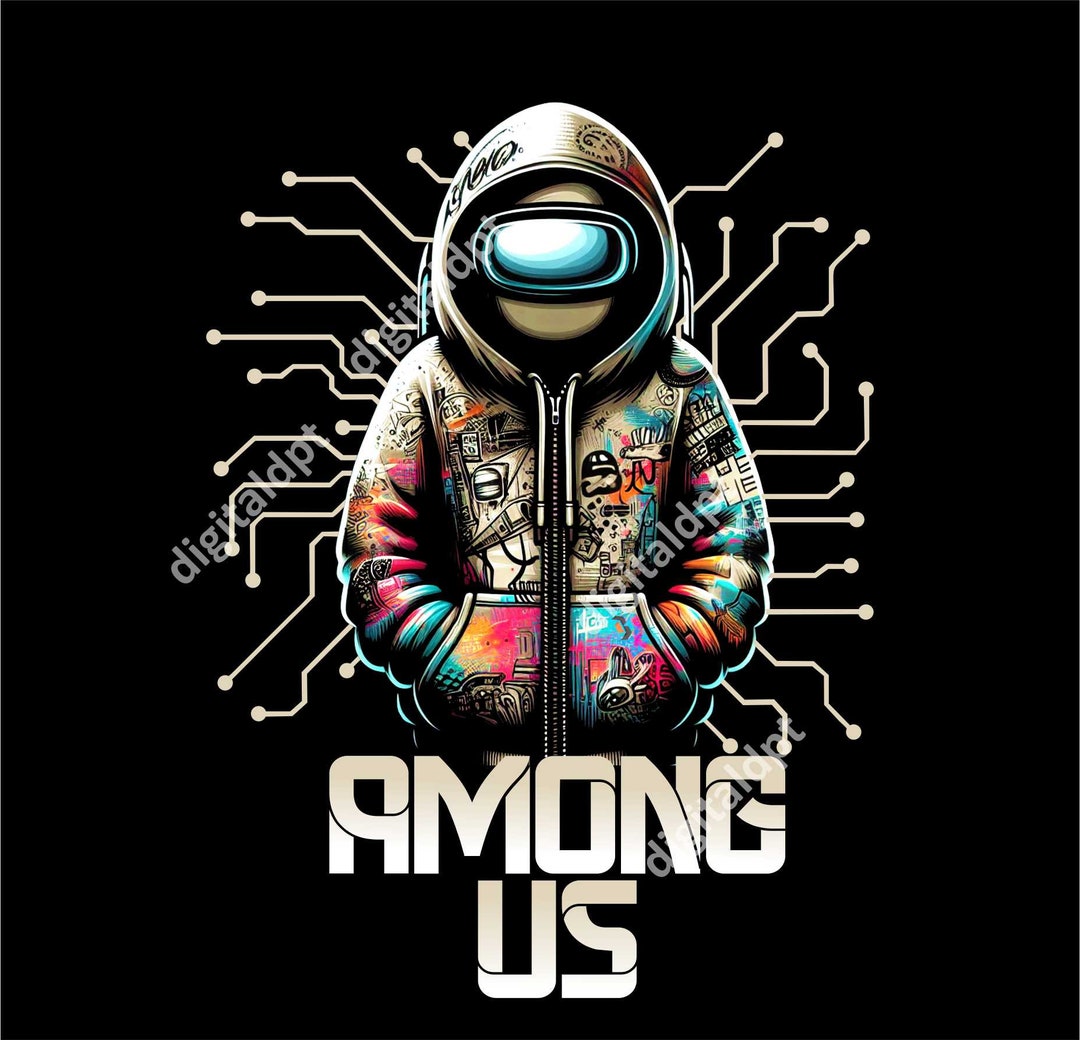 Among Us Custom Design for BLACK or Dark Color T-shirt Only - Etsy