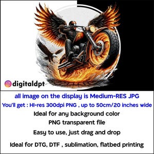 Custom Motorcycle Design, PNG Transparent Files, Instant Download, PNG ...