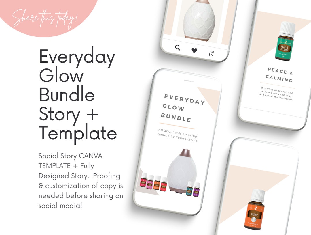 Everyday Glow Bundle Story + Template - Etsy