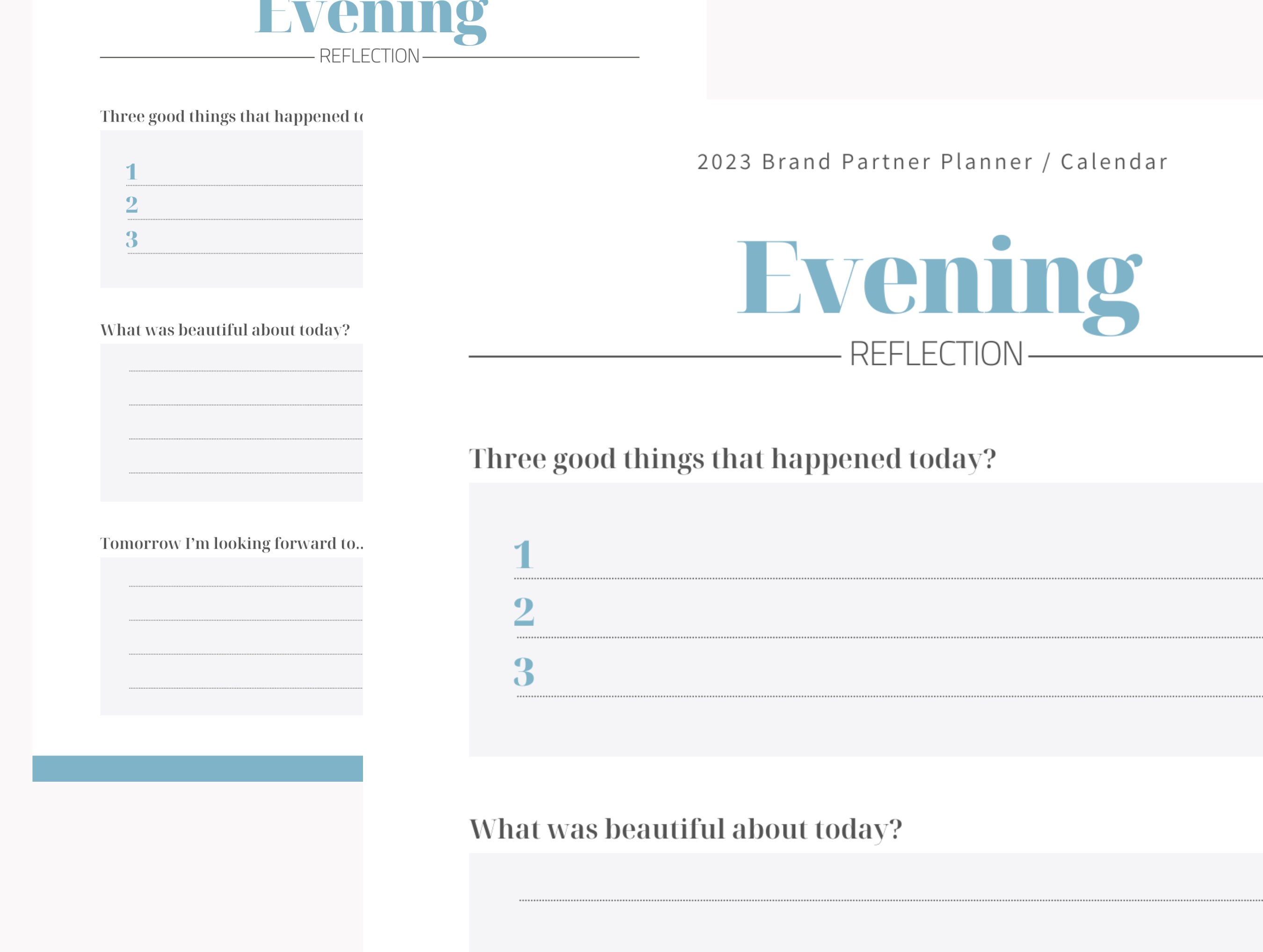 Printable Brand Partner Planner Worksheets Canva Template Link - Etsy