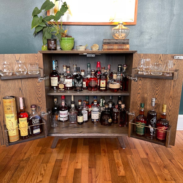 Whiskey Cabinet - Etsy