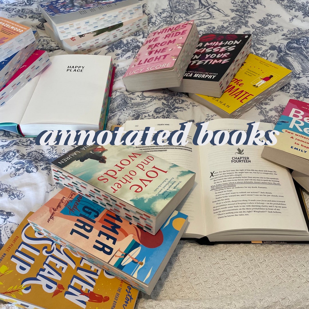 Annotated Books Blind Date With Book Personalised - Etsy