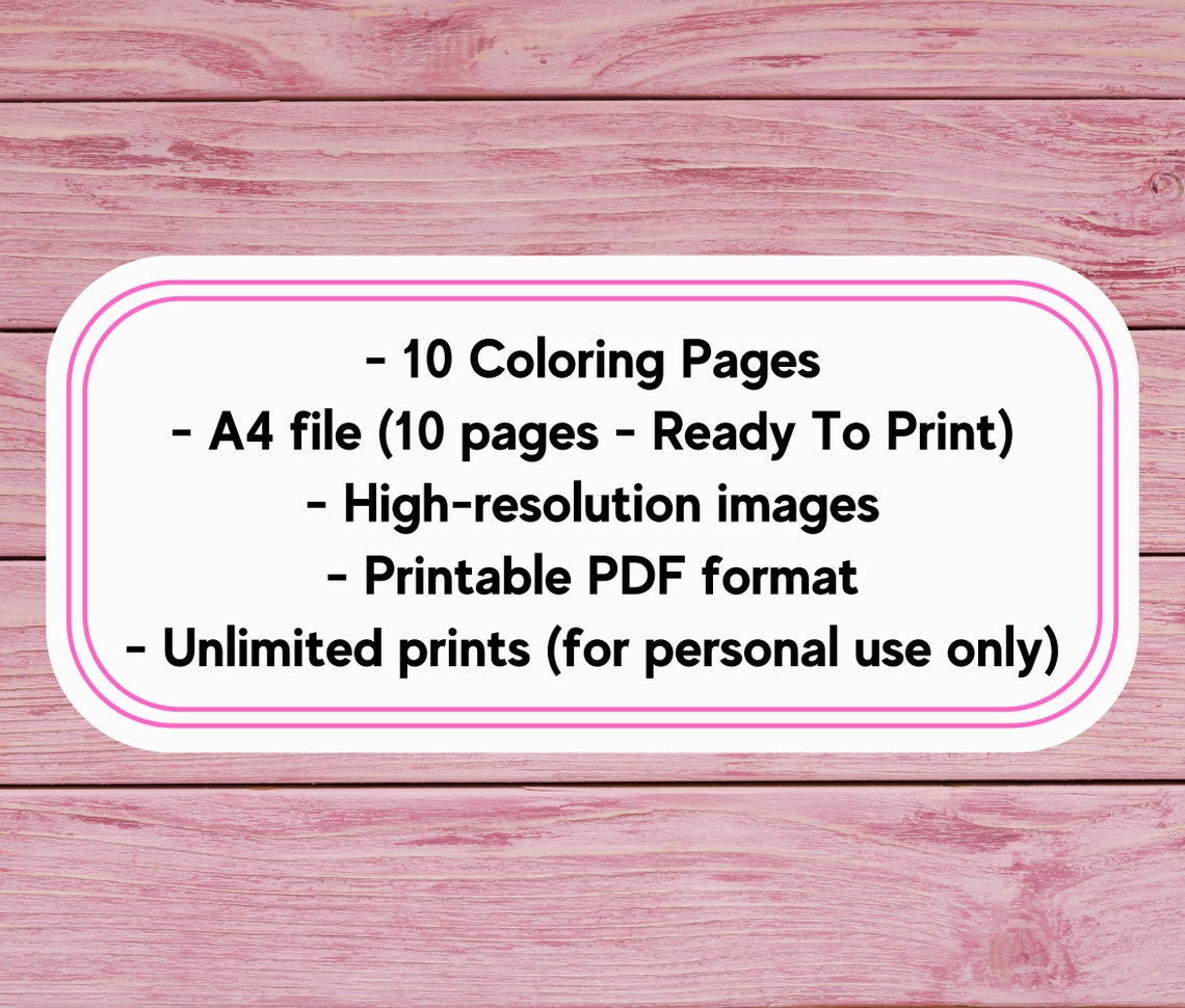 Lions - 10 Coloring Pages for Kids and Adults | Printable PDF 10 Pages ...