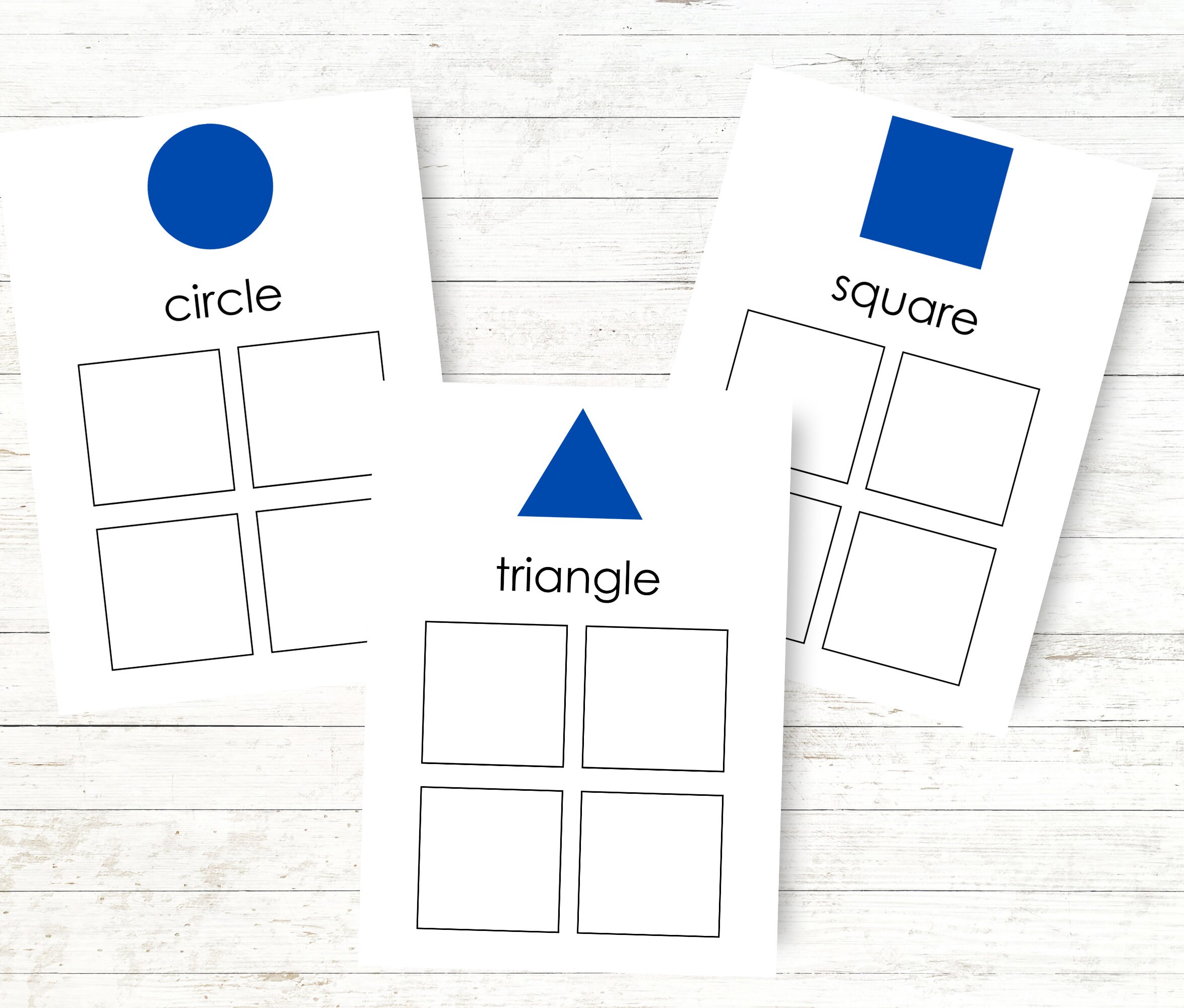 Shapes - Cut and Paste Matching Sorting Worksheet | Fine Motor Skills ...