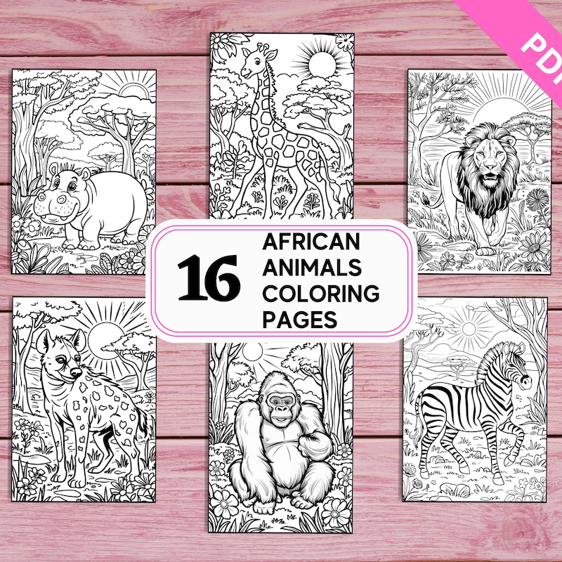 African Animals - Etsy