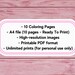 Garden Gazebos Coloring Pages - 10 Printable Pages for Adults (PDF) - Etsy