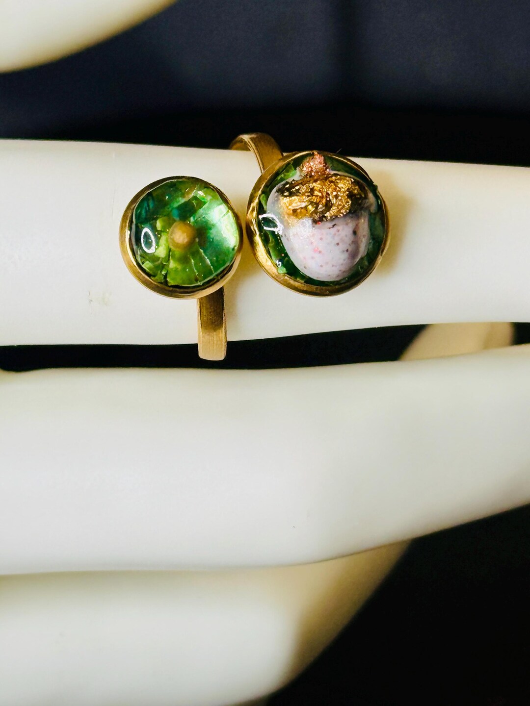 Faith Mustard Seed Christian Hope Believe Acorn Resin Gold Stainless ...