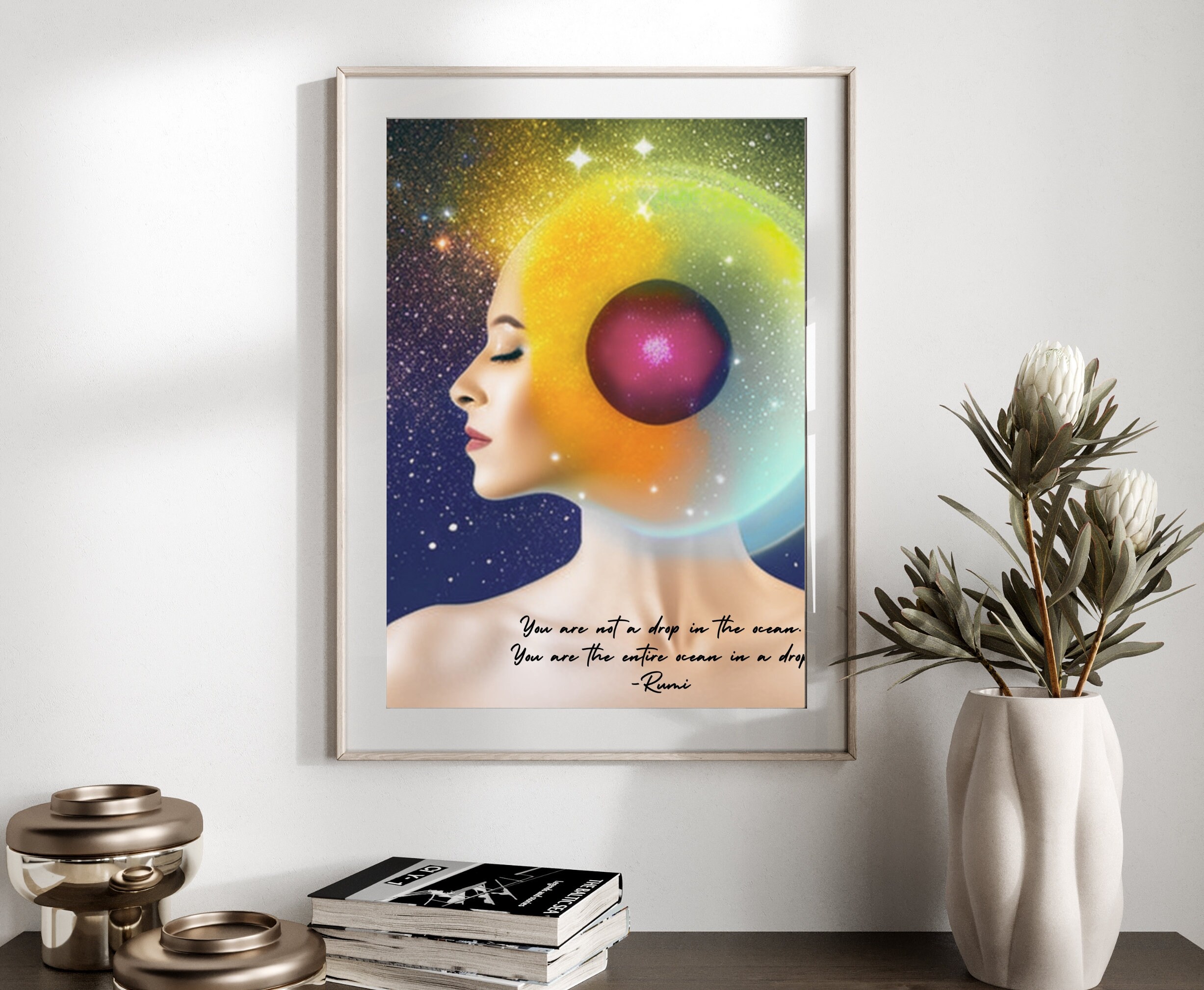 Rumi Quote Rumi Quotes Wall Art Trendy Room Décor Preppy Room Décor ...