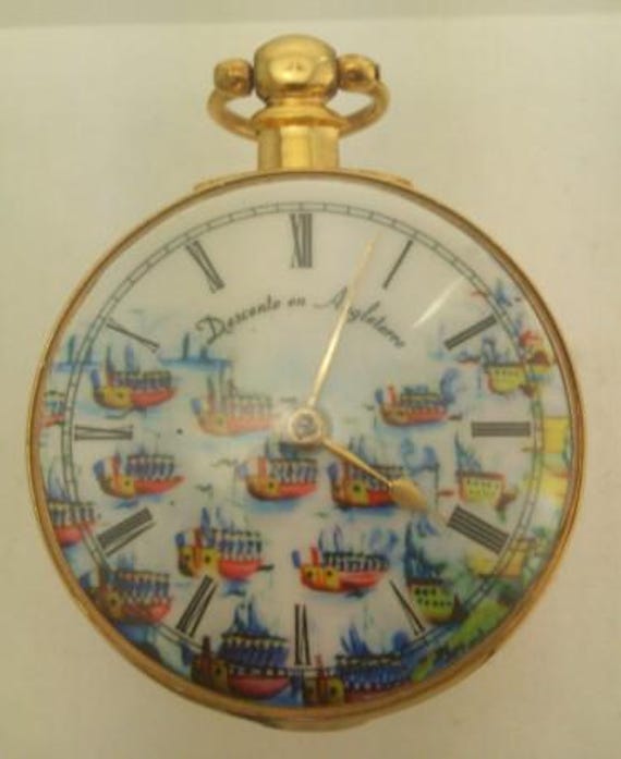 18k Gold Napoleonic Fusee Verge invasion Angleterre … - Gem