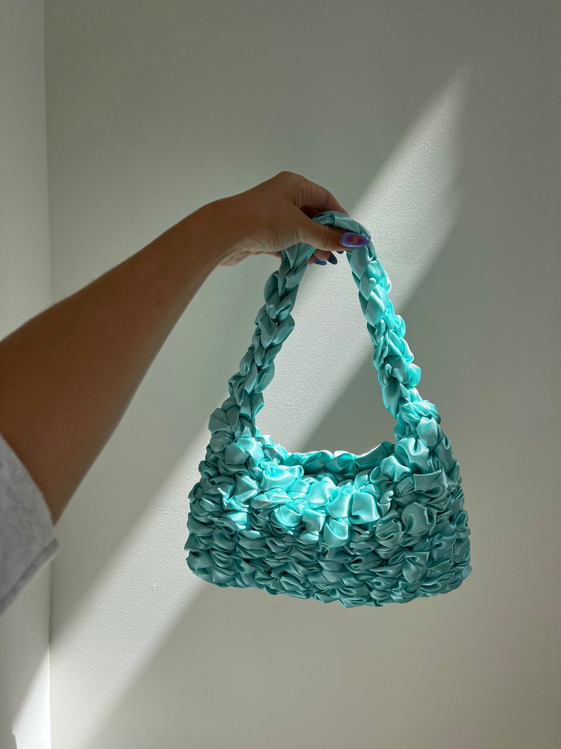 Satin Bubble Bag - Etsy