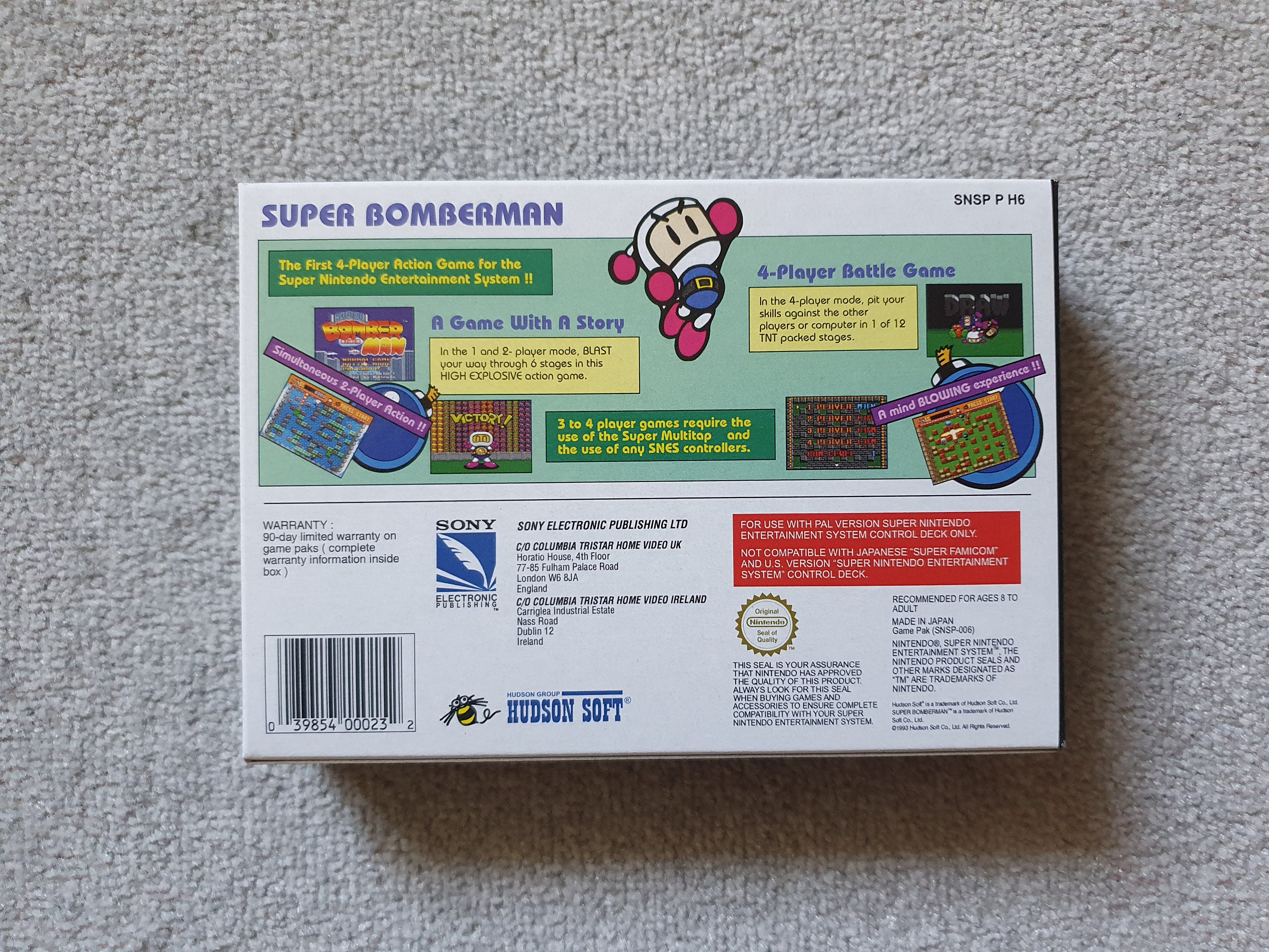 Super Bomberman Box SNES Super Nintendo - Etsy