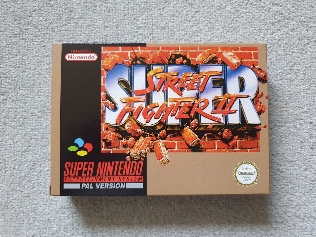 Super Street Fighter 2 Box SNES Super Nintendo - Etsy