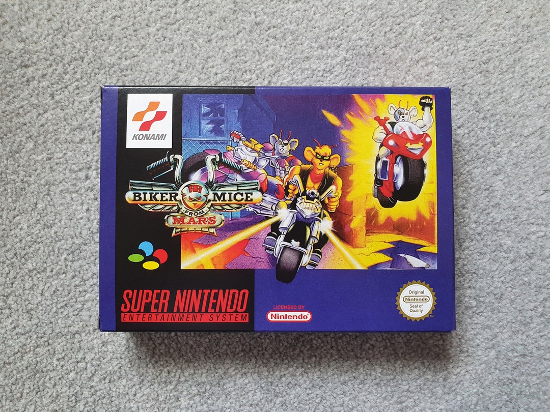 Biker Mice From Mars Box - SNES - Super Nintendo - Etsy UK