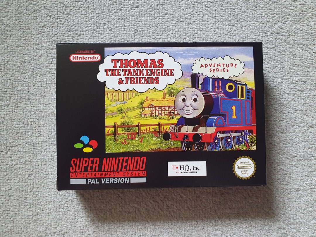 Thomas the Tank Engine Box - SNES - Super Nintendo - Etsy UK