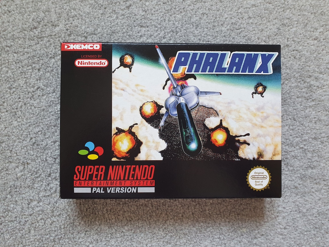 Phalanx Box - SNES - Super Nintendo - Etsy UK