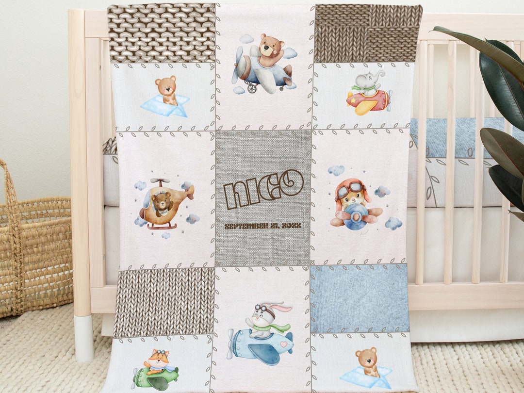 Flying Teddy Baby Bedding Blankets Duvets Pillows for Baby Boy Girl ...