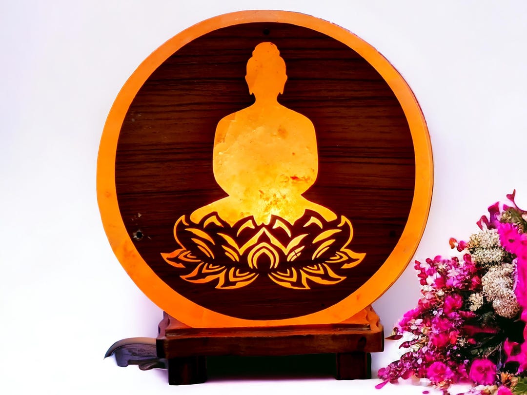 Salt Lamp BUDDHA LOTUS FLOWER 5 Kg - Etsy