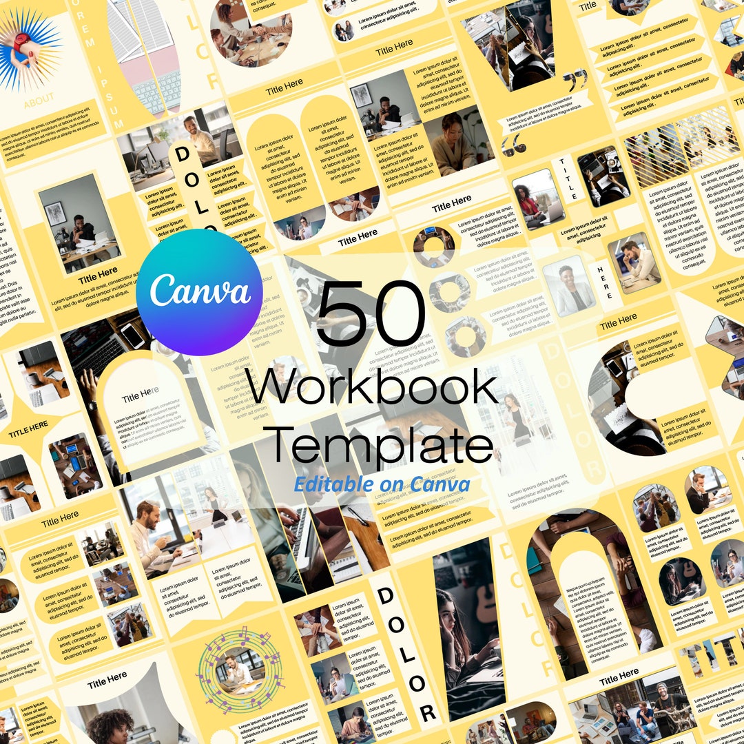Ebook Template Canva, Life Coaching Worksheet, Canva Template Bundle ...