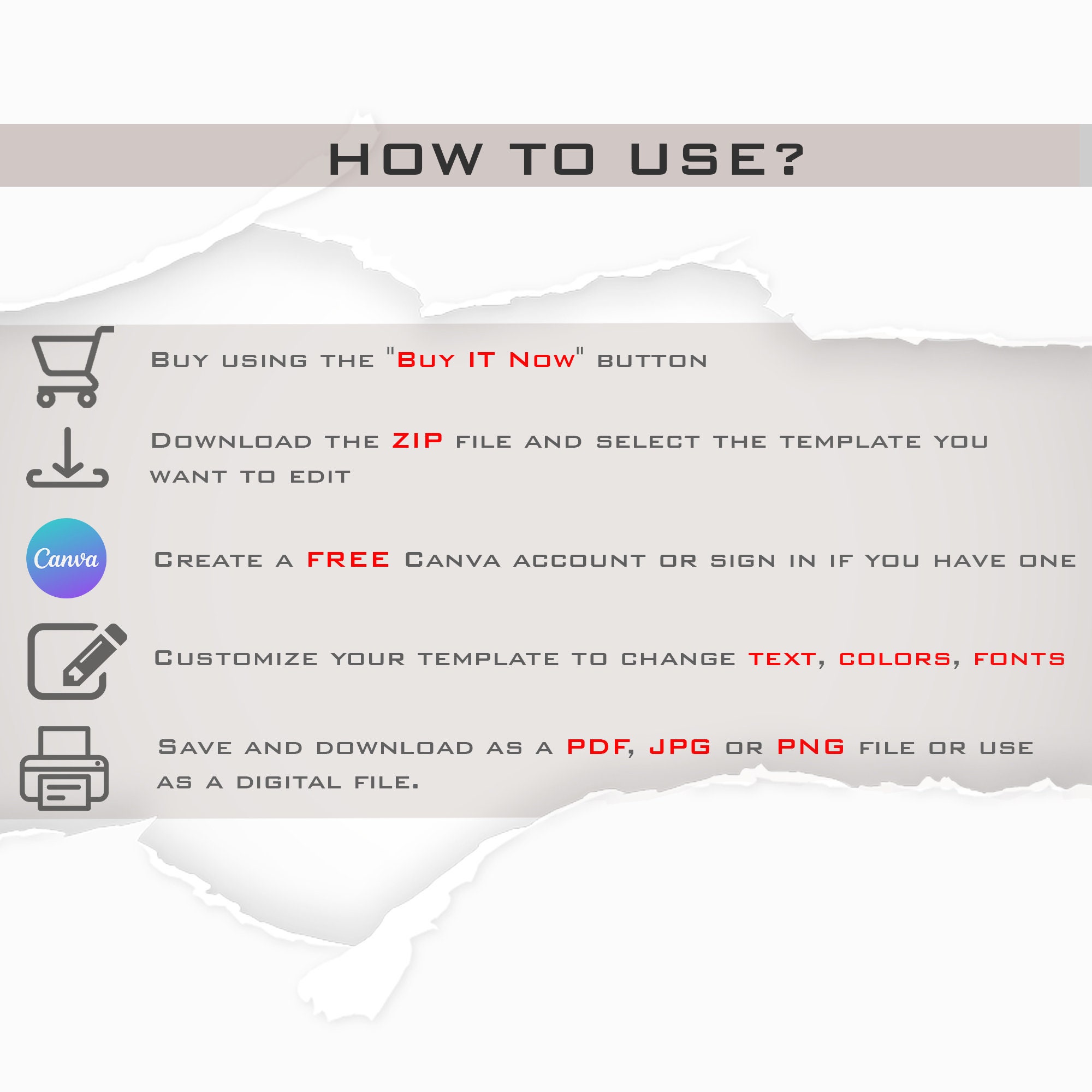 Editable Small Business Sign Bundle, Price List Sheet, Scan to Pay ...